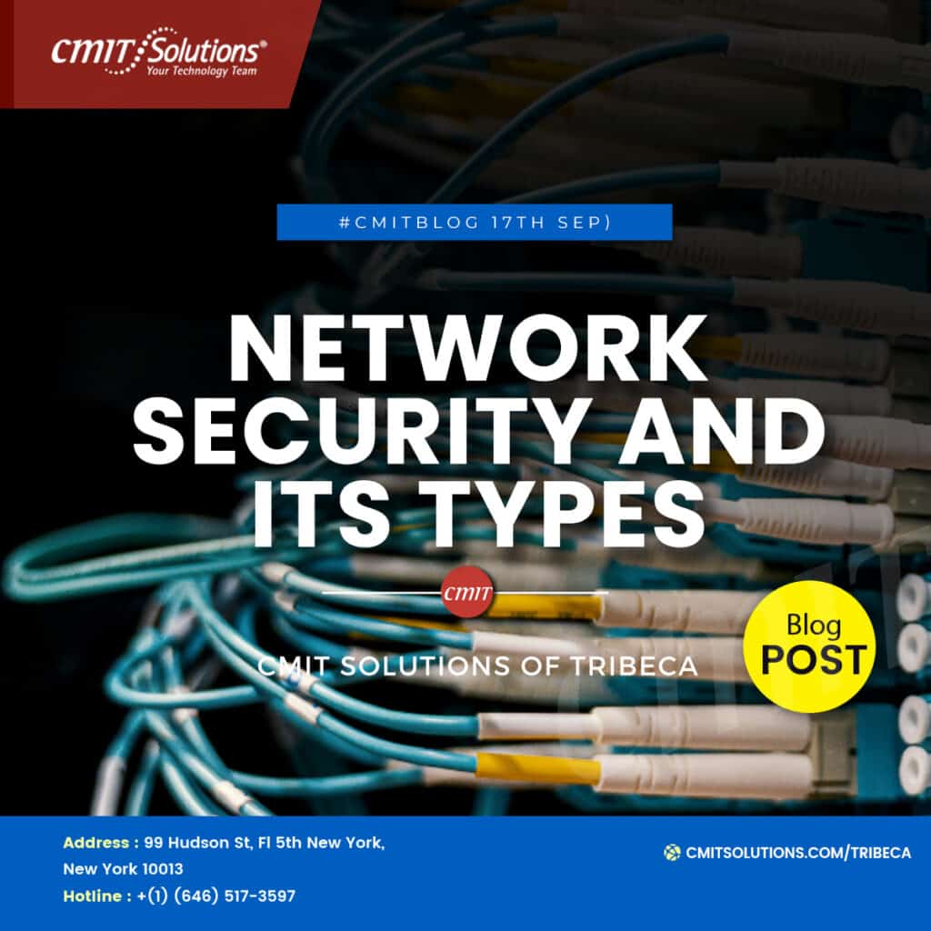 Network security and its types | CMIT Solutions Tribeca
